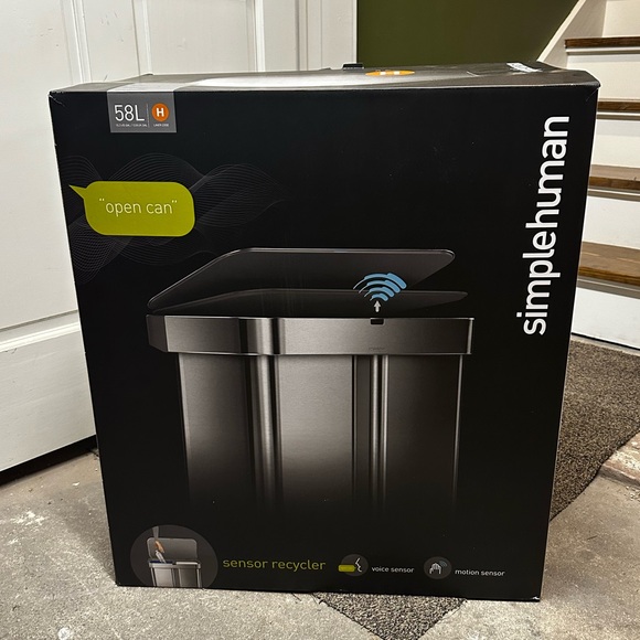 Simple Human | Dining | Simple Human Rectangular Sensor Can | Poshmark